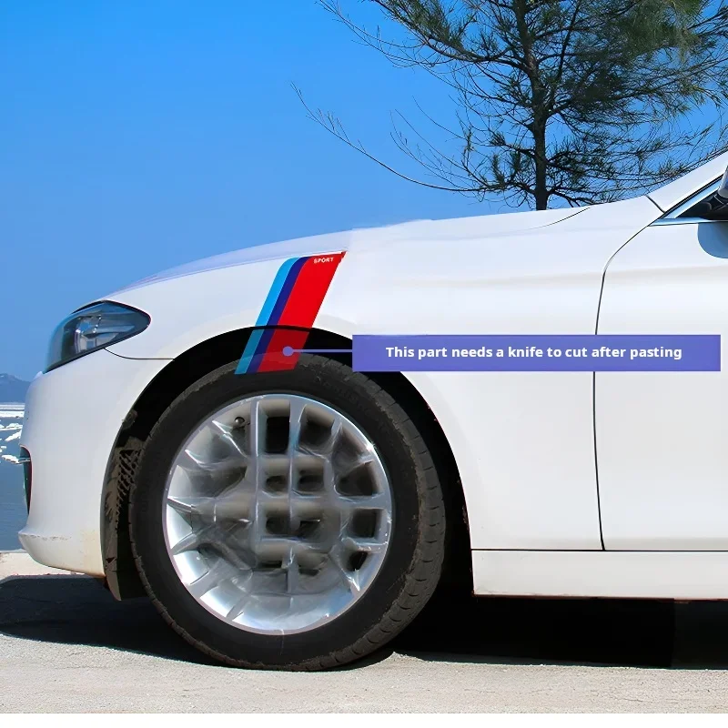 Car-wheel-brow-decoration-stickers-personalized-modified-leaf-board ...