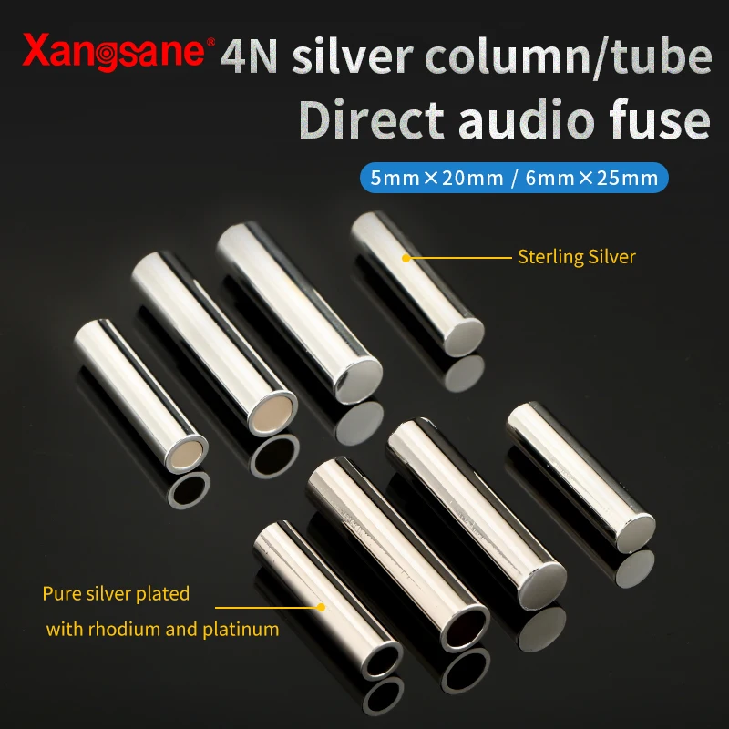 Xangsane-5-20mm-6-25mm-HiFi-pure-silver-fuse-silver-pillar-replacement ...