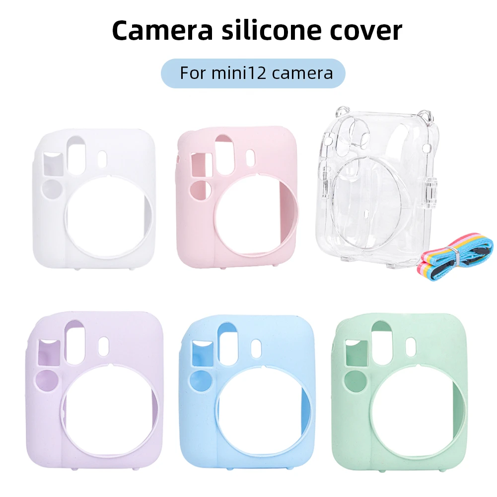 For-Fujifilm-Instax-Mini-12-Silicone-Camera-Case-Protective-Cover-Bag ...