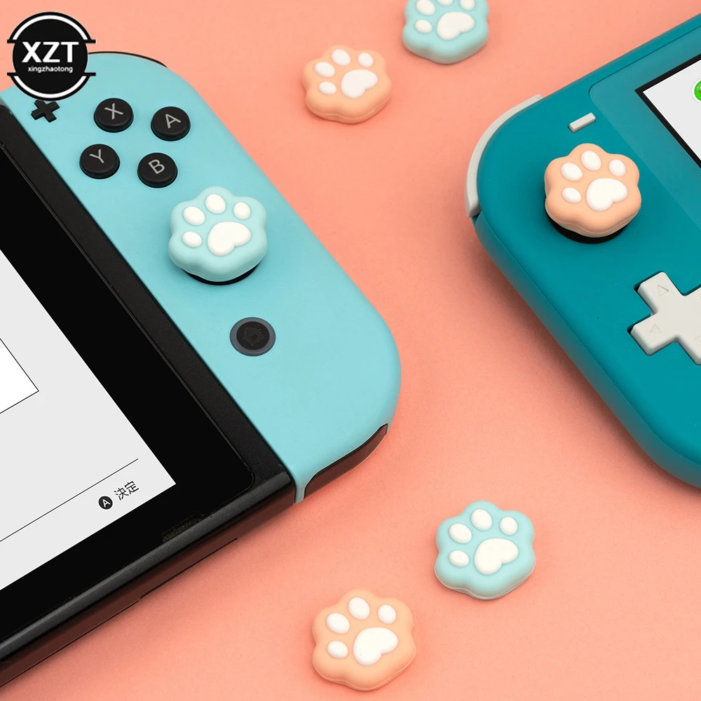 4PCS Cat Claw Shaped Rocker Cap Silicone Soft Protective Cover for ...