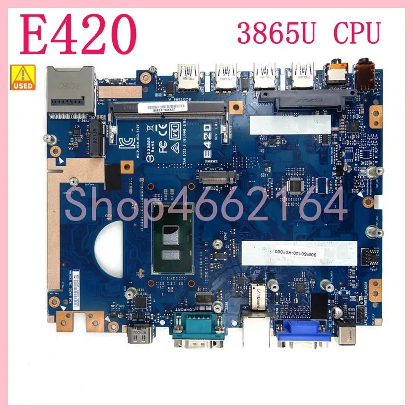 E420 con 3865U CPU placa base para ASUS E420 placa base 100% totalmente ...