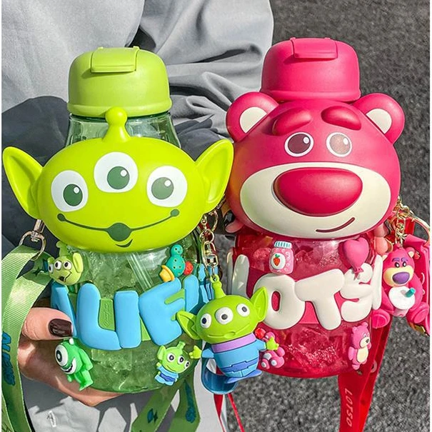 Disney-Lotso-Alien-Water-Cup-Plastic-High-Temperature-Resistance-Sippy ...