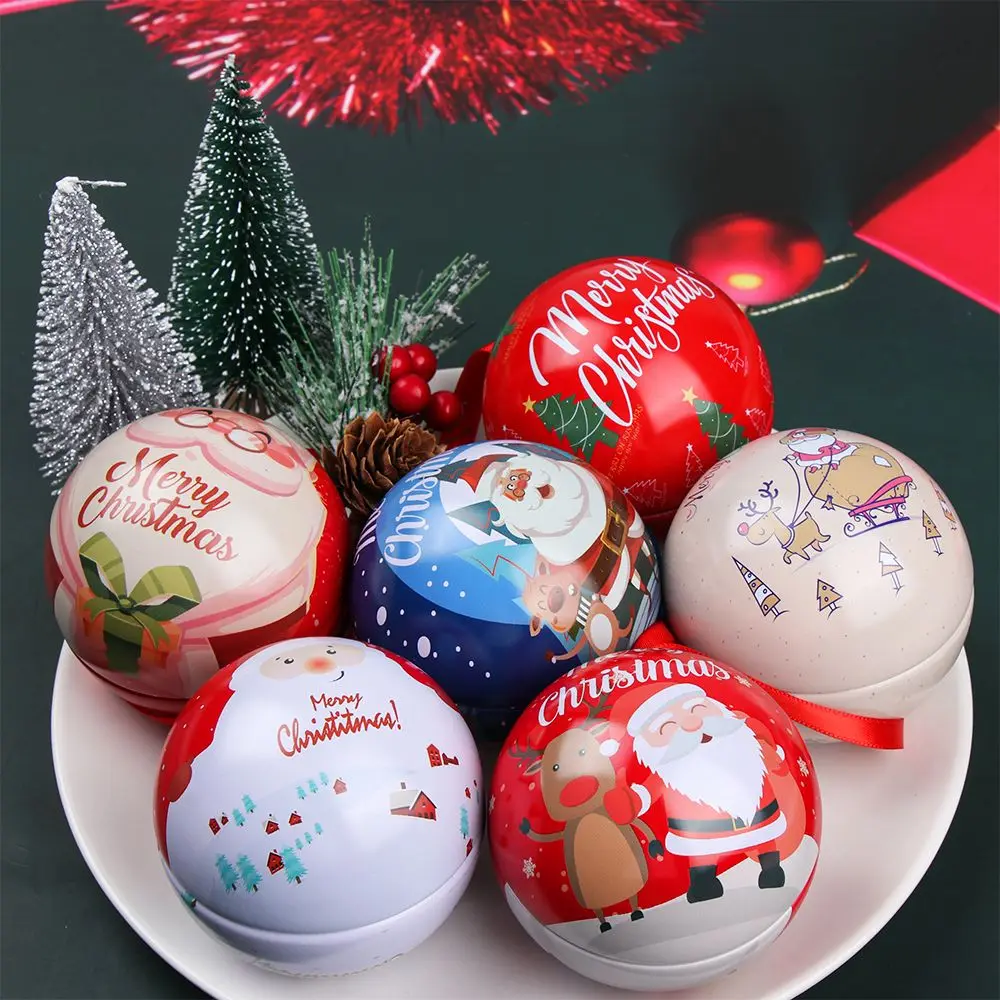 Christmas-Round-Ball-Box-Tin-Ball-Candy-Can-Ball-Packaging-Box-Santa ...