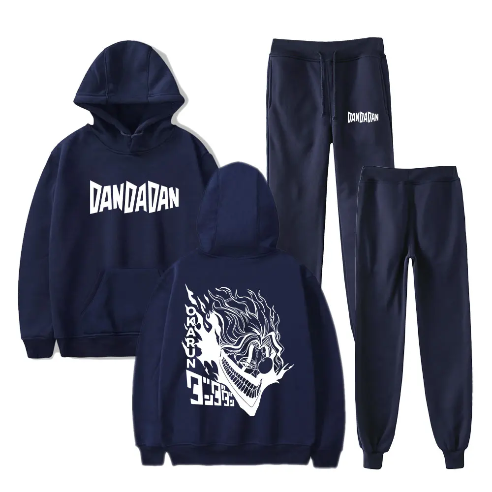 Dandadan-Merch-Anime-Okarun-Hooded-Two-Piece-Set-harajuku-Sweatshirt ...