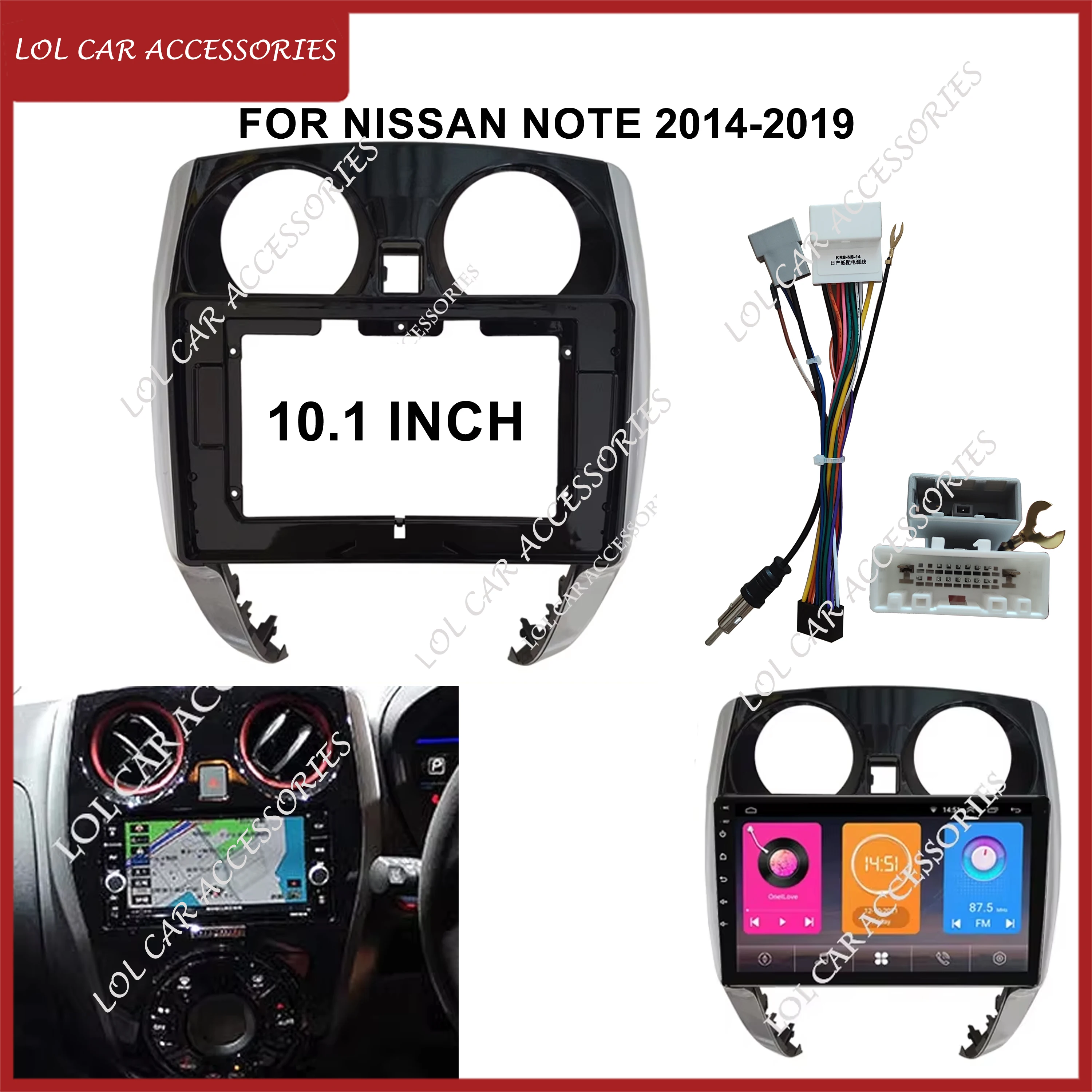 10.1 Inch For NISSAN NOTE 2014-2019 Car Radio GPS MP5 Android Stereo ...
