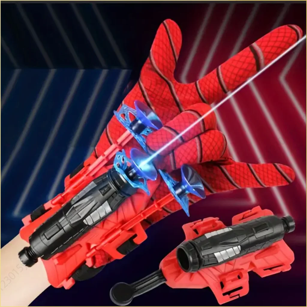 20Sets-Spider-Launcher-Spitting-Gloves-Sticky-Wall-Bullet-Gun-Suction ...