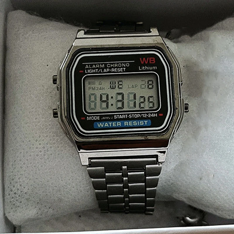 Luxury-Band-Watch-Waterproof-Retro-Digital-Stainless-Steel-Sports ...