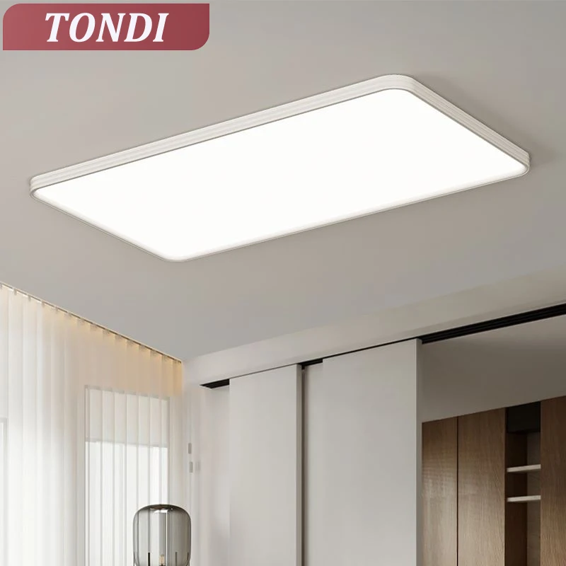 Modern-Simple-White-LED-Ceiling-Light-For-Living-Room-Dining-Room ...