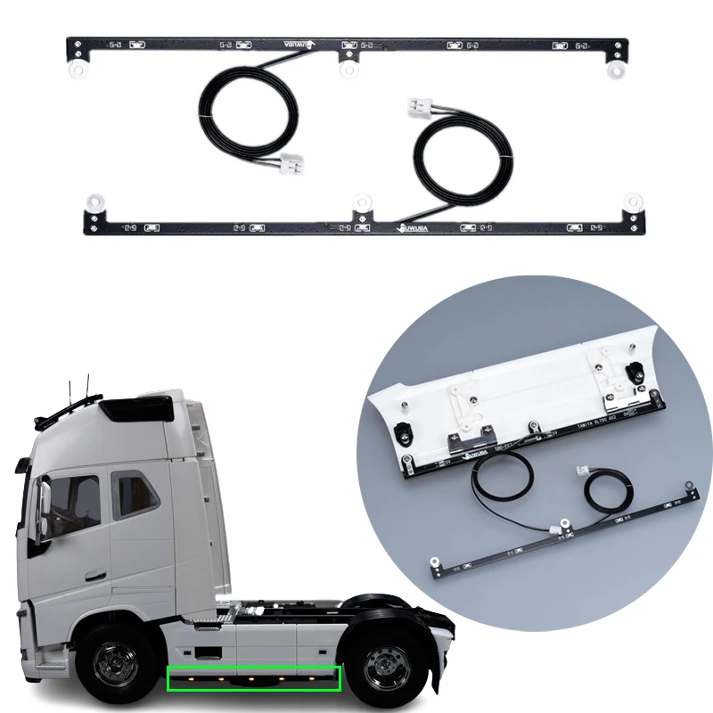 LED-Side-Lamp-Side-Skirt-Lights-for-1-14-Tamiya-RC-Truck-Car-VOLVO ...