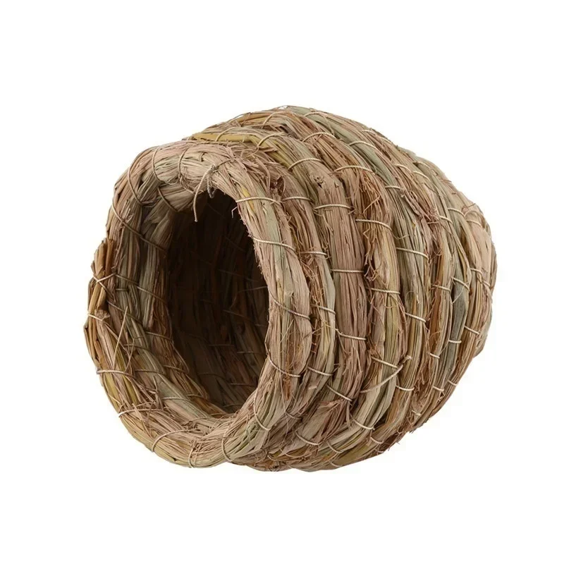 Handwoven Straw Bird Nest House – Pet Frenzy Goods