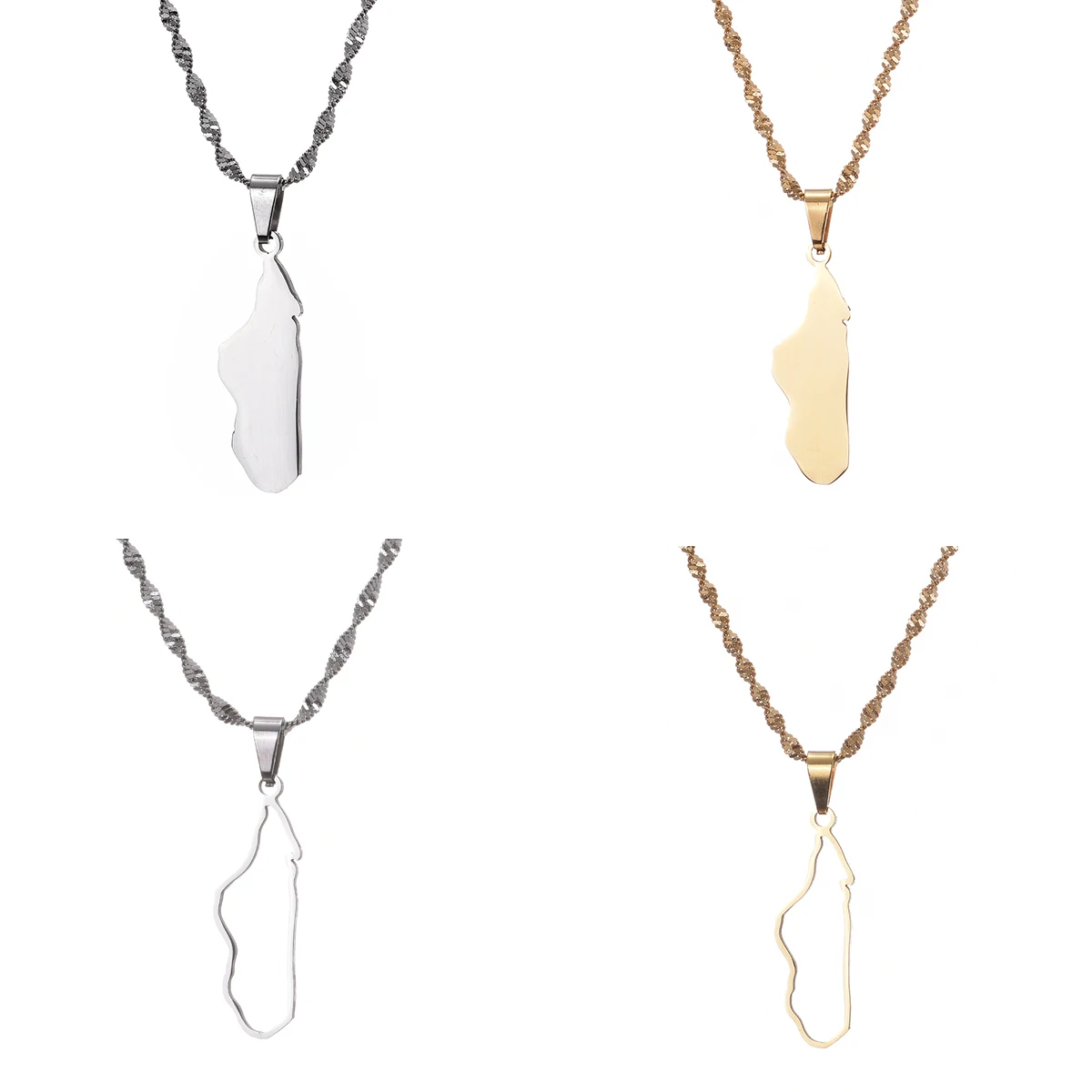 Madagascar-Map-Pendant-Necklaces-for-Women-Men-Jewelry-Africa-Malagasy ...