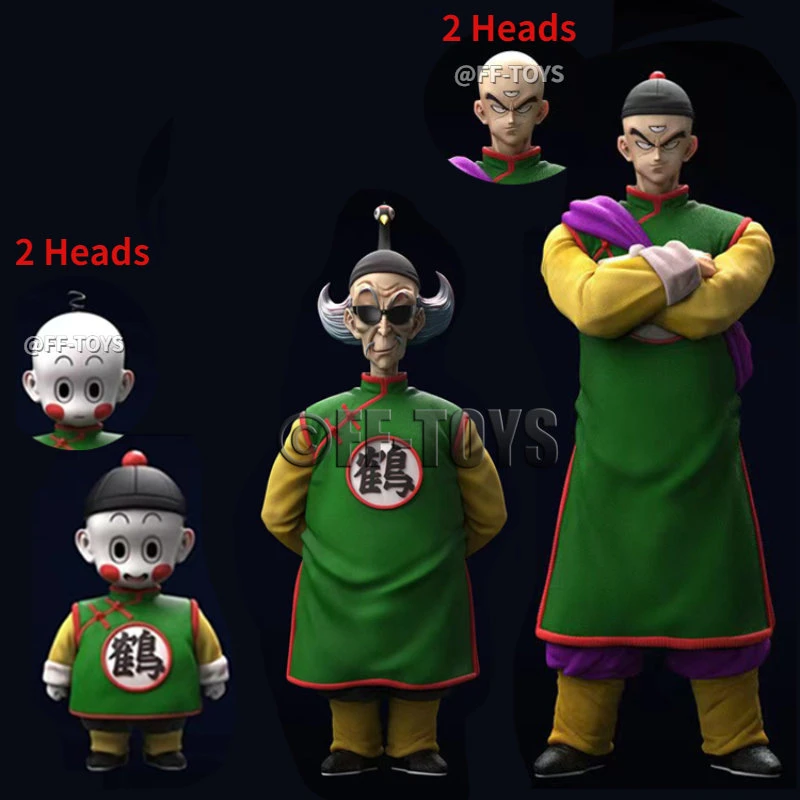 Anime Dragon Ball Z Crane Immortal Chiaotzu Tien Shinhan Action Figures ...