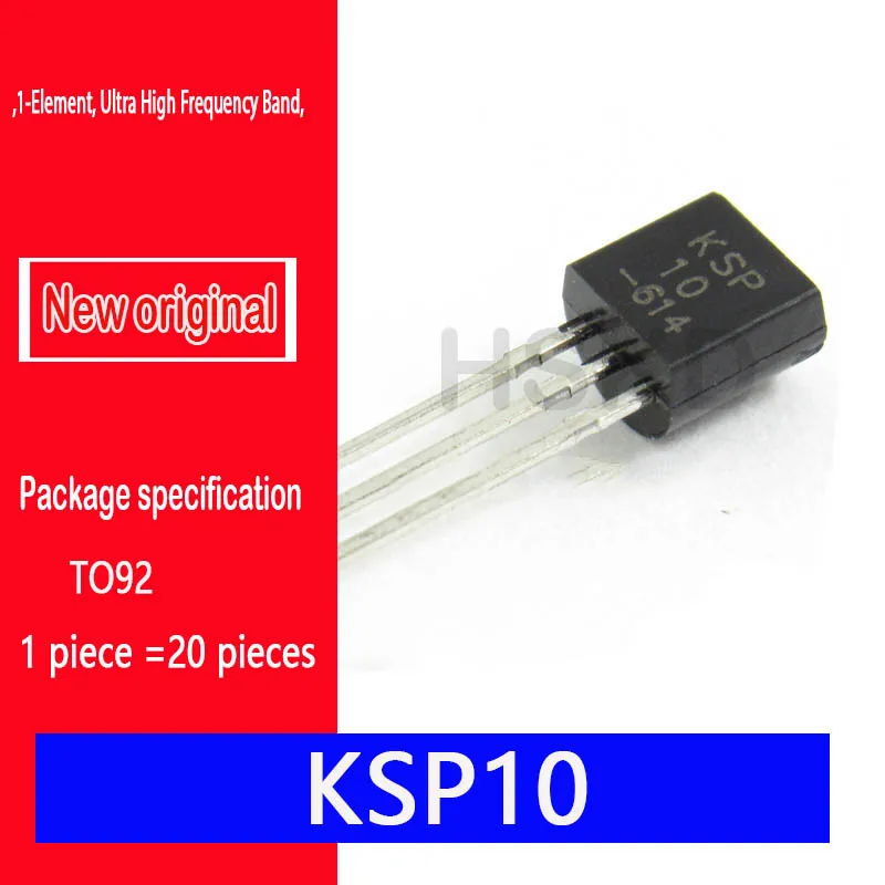 Triodo-Bipolar-de-se-al-peque-a-Transistor-KSP10-KSP10BU-TO-92-NPN-de ...