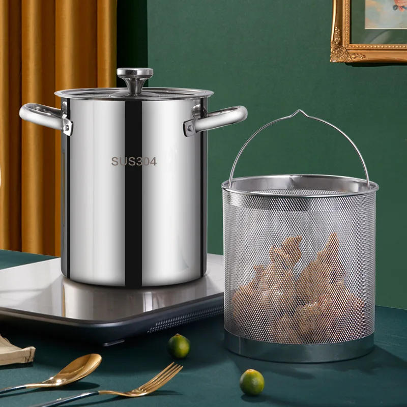 304-Stainless-Steel-Deep-Frying-Pan-Household-Couscous-Pot-Boiled-Meat ...
