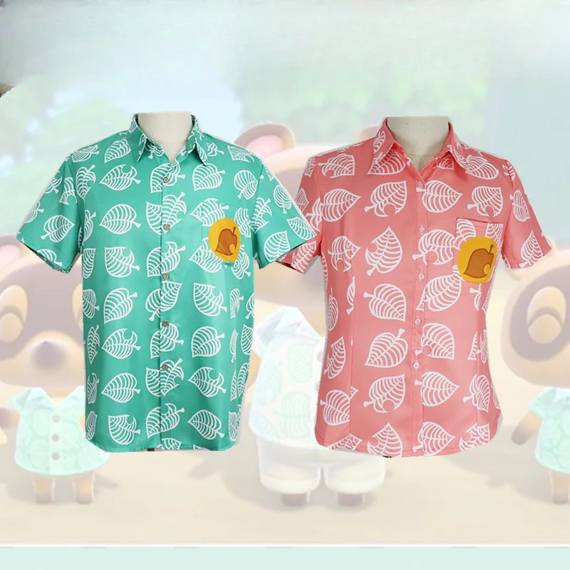 Animal-Crossing-Shirt-Anime-Figure-Tom-Nook-Isabelle-Cosplay-Costumes ...