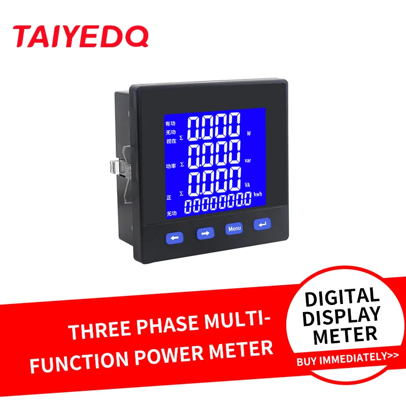 High-Quality-96-96mm-Three-Phase-Multi-Function-Power-Meters-LED ...