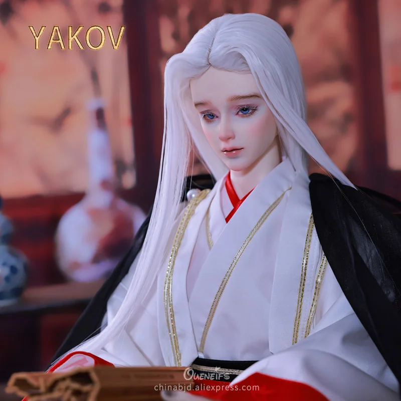 Shuga Fairy Yakov 1/3 BJD SD Doll Half Human Half Demon Ball Joint Doll with Long Hair Chinese ...