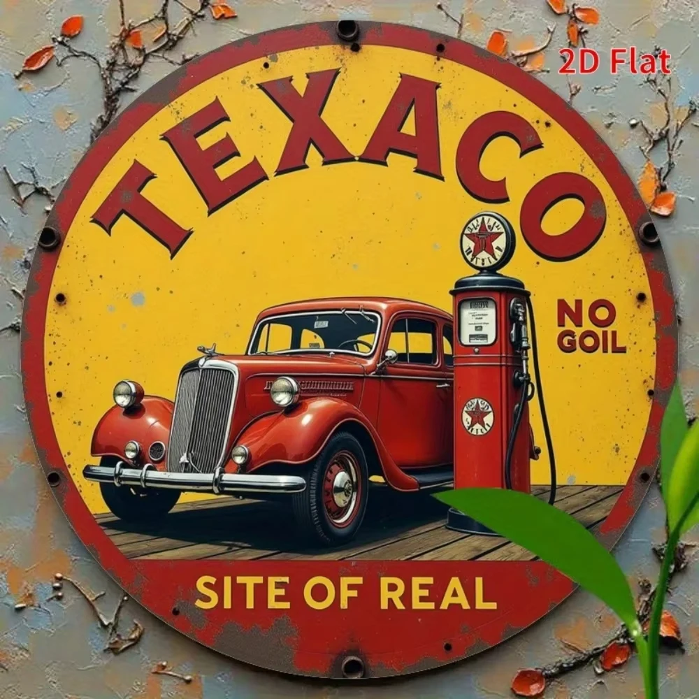 Vintage Gas board Station Sign 1pc 2D Flat - Texaco 2D Flat Print ...