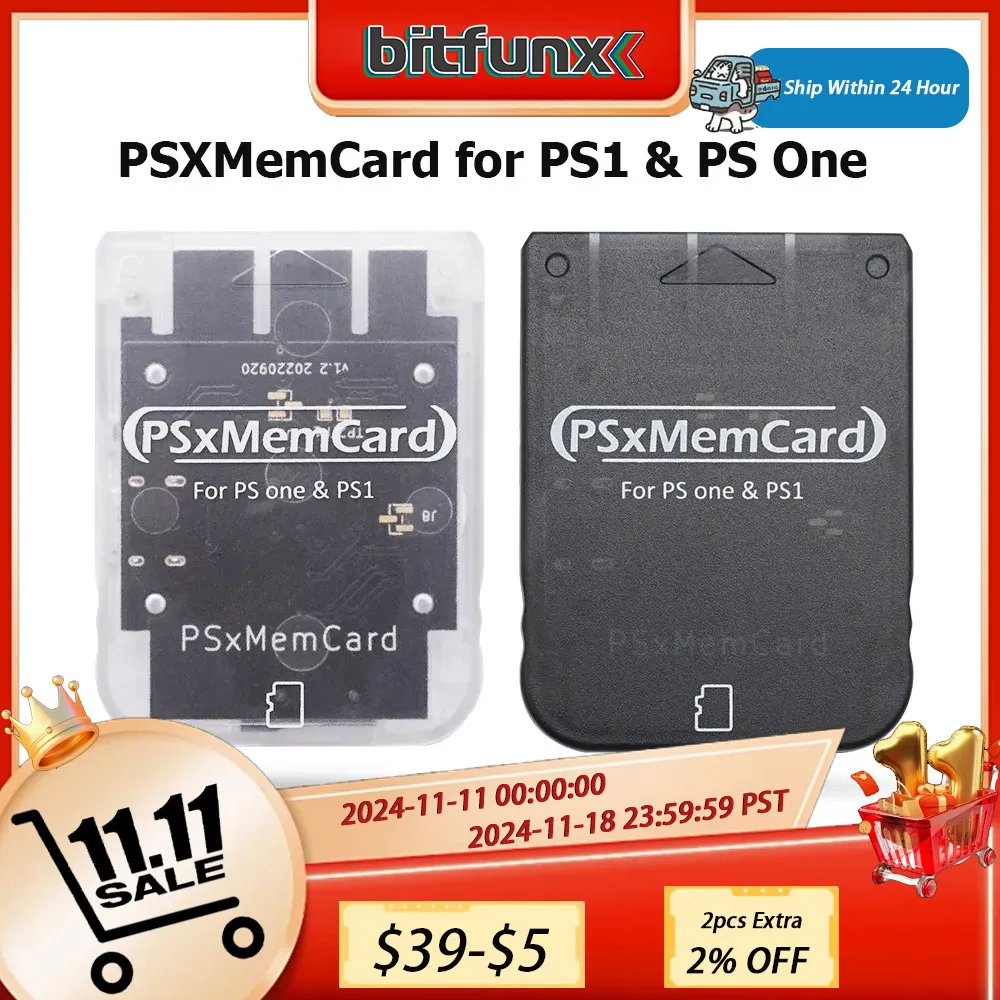 BitFunx-PSXMeMCard-PSX-Memory-Card-Save-Data-Game-Card-For-PlayStation ...