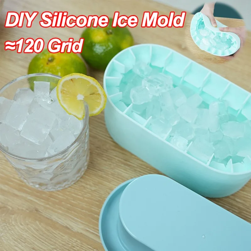 Cylinder-Silicone-Ice-Cube-Mold-Quickly-Freeze-Silicone-Ice-Maker-Ices ...