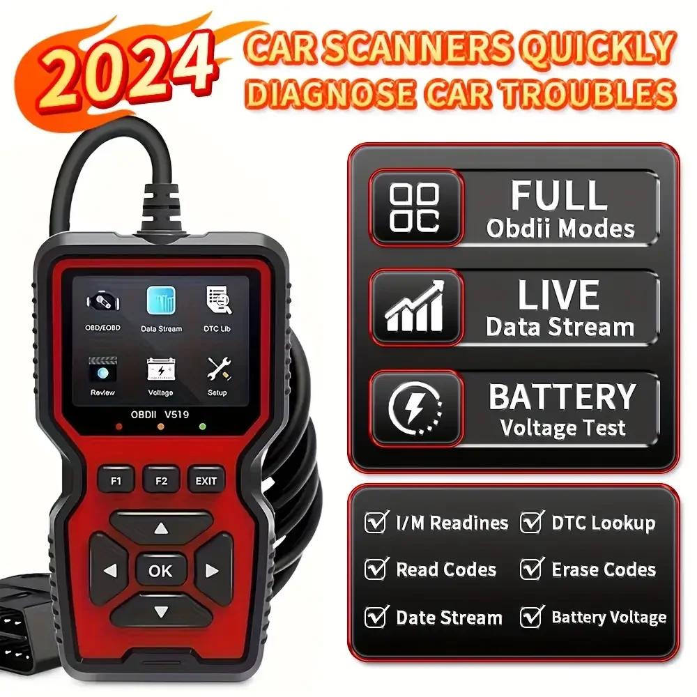 2024-Newest-V519-OBD2-Scanner-Professional-Mechanic-OBDII-Diagnostic ...