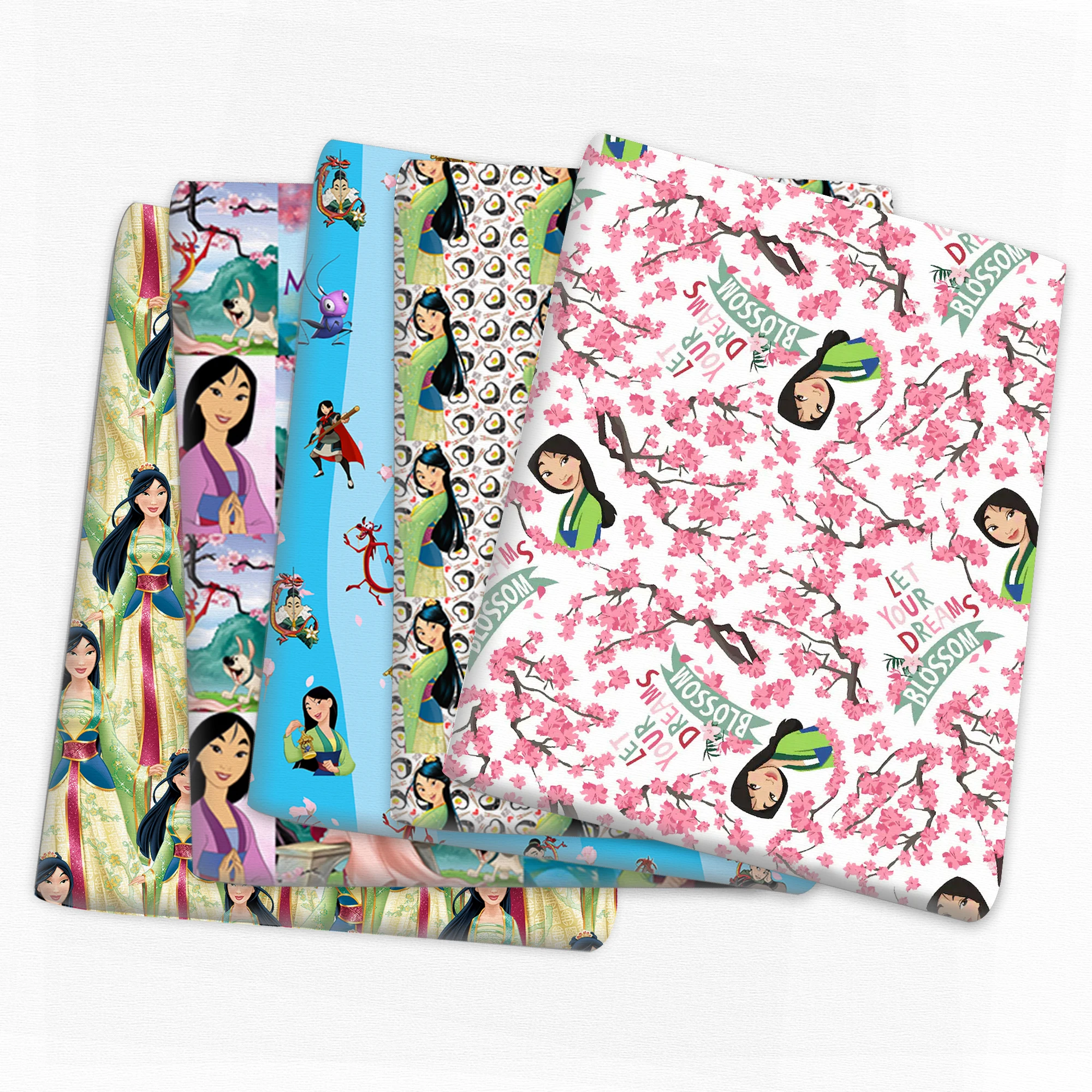 Disney Princess Cotton Fabric | Disney Cotton Diy Fabrics | Cotton ...