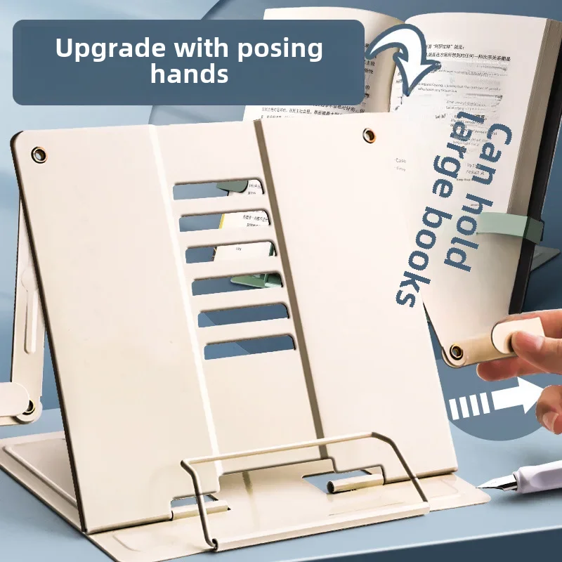 Adjustable-Reading-Stand-Book-Holder-Metal-Desktop-Organizer-Student ...