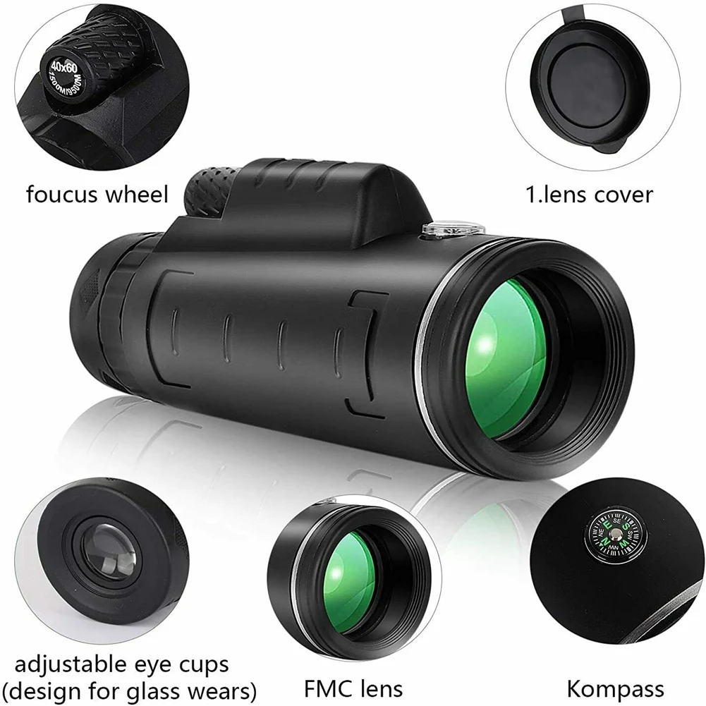Super-High-Power-40X60-Monocular-Telescope-Portable-Night-Vision-HD ...