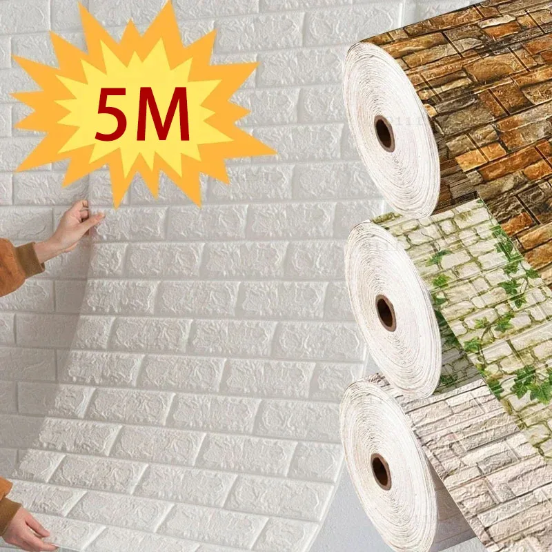 Waterproof-Wall-Stickers-Adhesive-Wallpaper-for-Wall-Art-3D-Paper-for ...