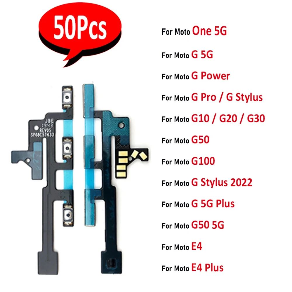 50Pcs，For Moto E4 Plus G10 G20 G30 G50 G100 One 5G G Power G Pure 2021 ...