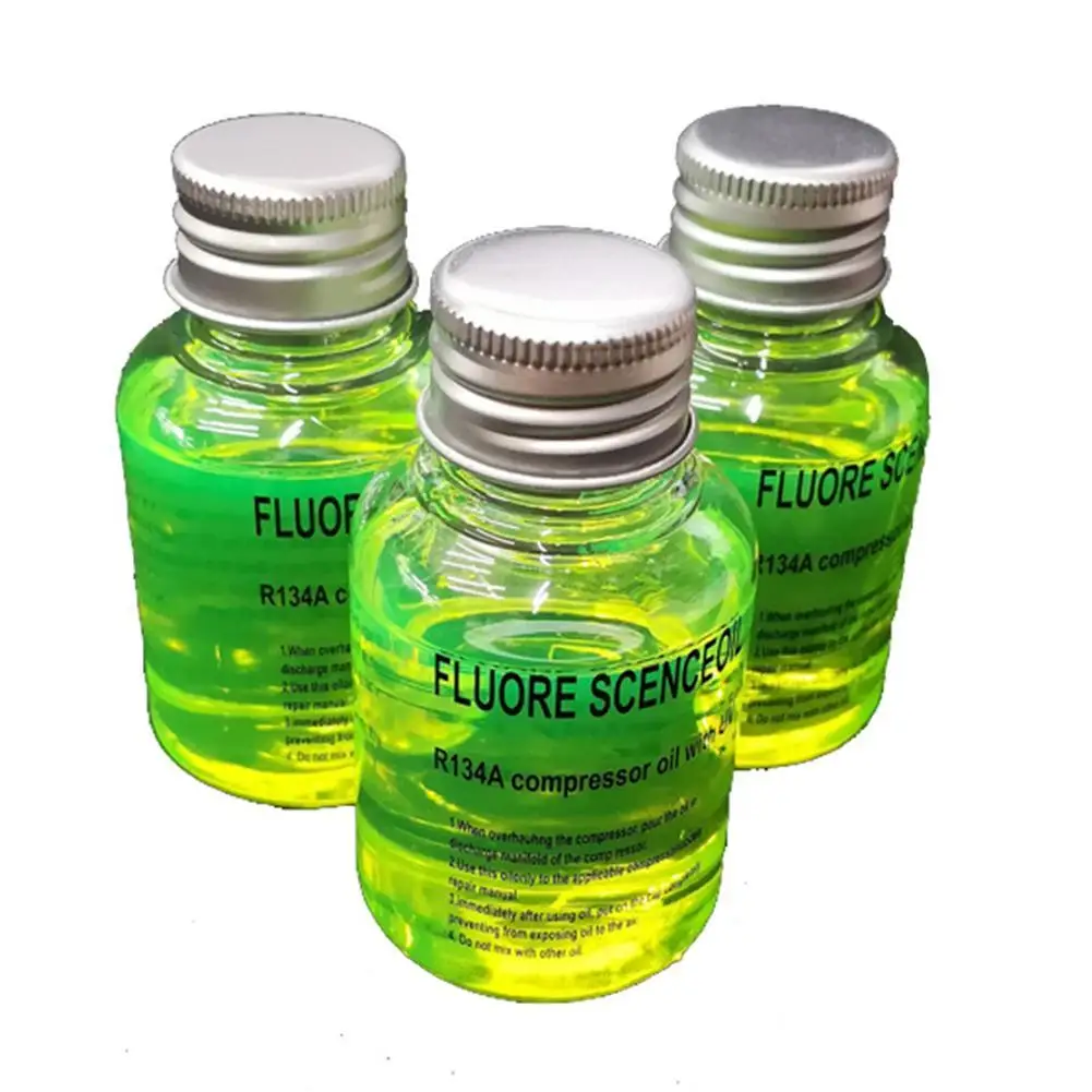 Fluorescent-Oil-Leak-60ML-Car-Air-Conditioning-Fluorescent-Oil-Dye-UV ...