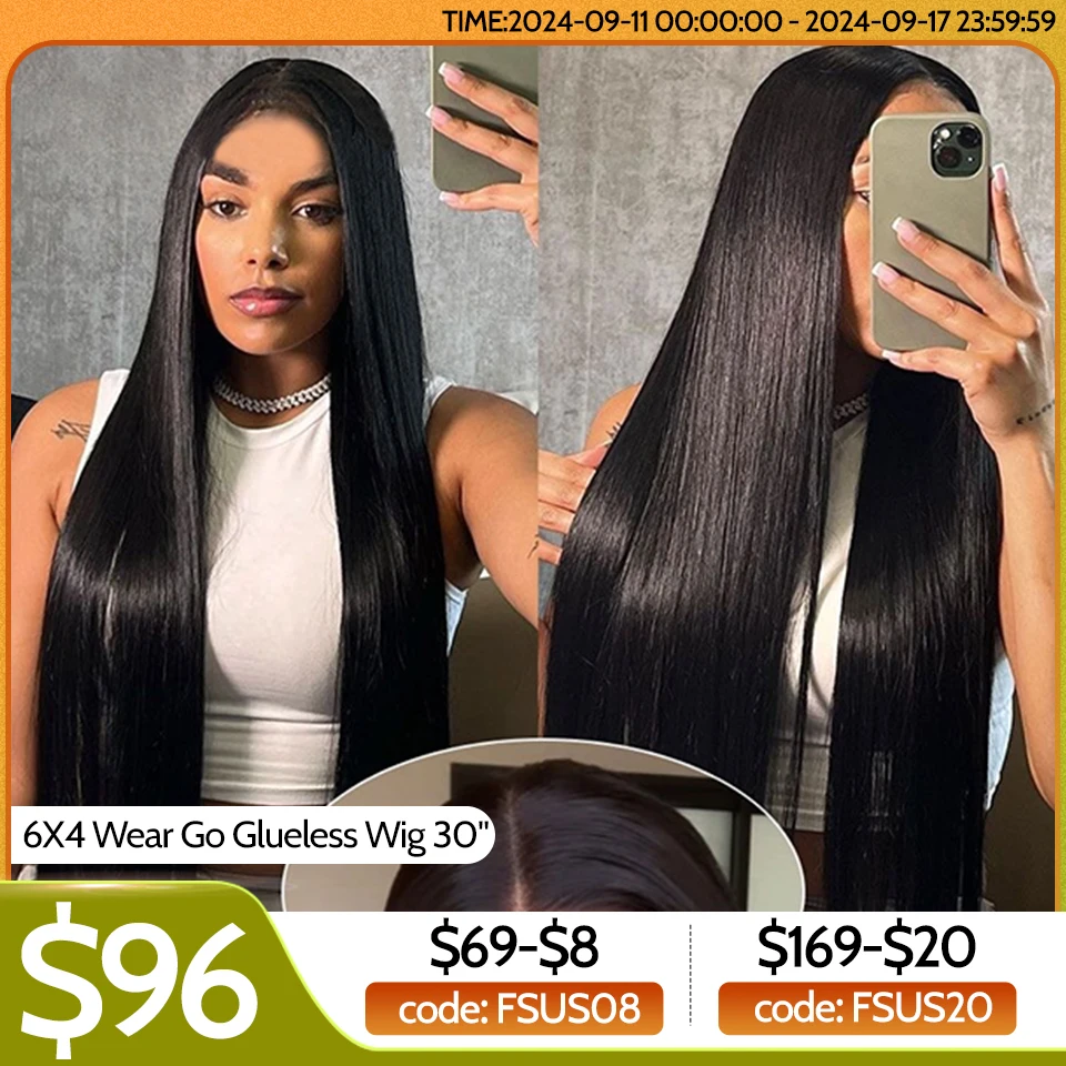 Yawawe-hair-6X4-glueless-wig-human-hair-ready-to-wear-wigs-for-women ...