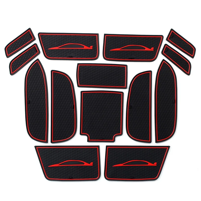 Anti-Slip-Gate-Slot-Mat-For-Honda-Civic-9th-FB1-FG2-2011-2015-Non-Slip ...