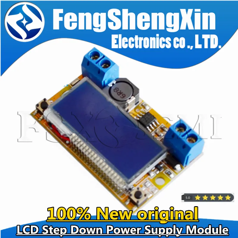 3A-DC-DC-Digital-DisPlay-LCD-Step-Down-Power-Supply-Module-Adjustable-5 ...