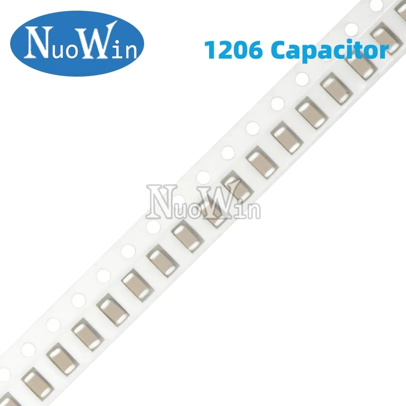 100pcs 1206 SMD Chip Multilayer Ceramic Capacitor 0.5pF - 100uF 10pF ...