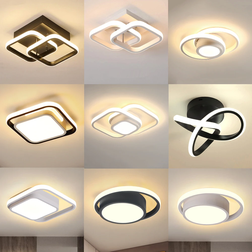 Moderno-led-luzes-de-teto-do-corredor-nordic-l-mpada-do-teto-l-mpadas ...