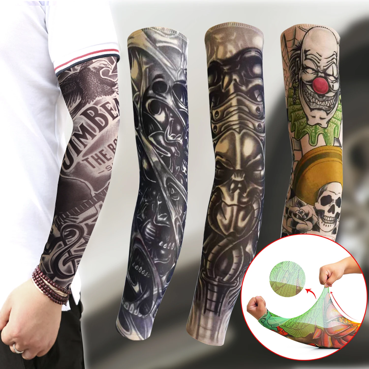 Skull Arm Tattoo Sleeve