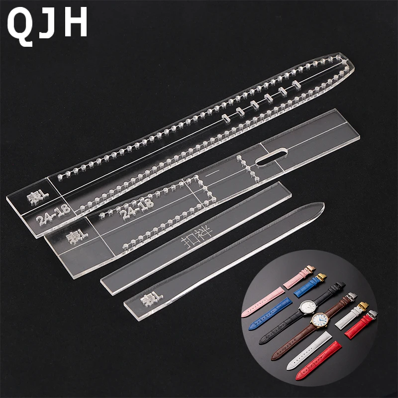 Transparent-Acrylic-Men-s-And-Women-s-Watch-Strap-Template-DIY-Mold ...