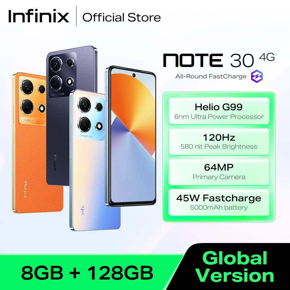 Infinix-Nota 30 Smartphone, NFC Celular, 6,78 "FHD + 120Hz Display ...