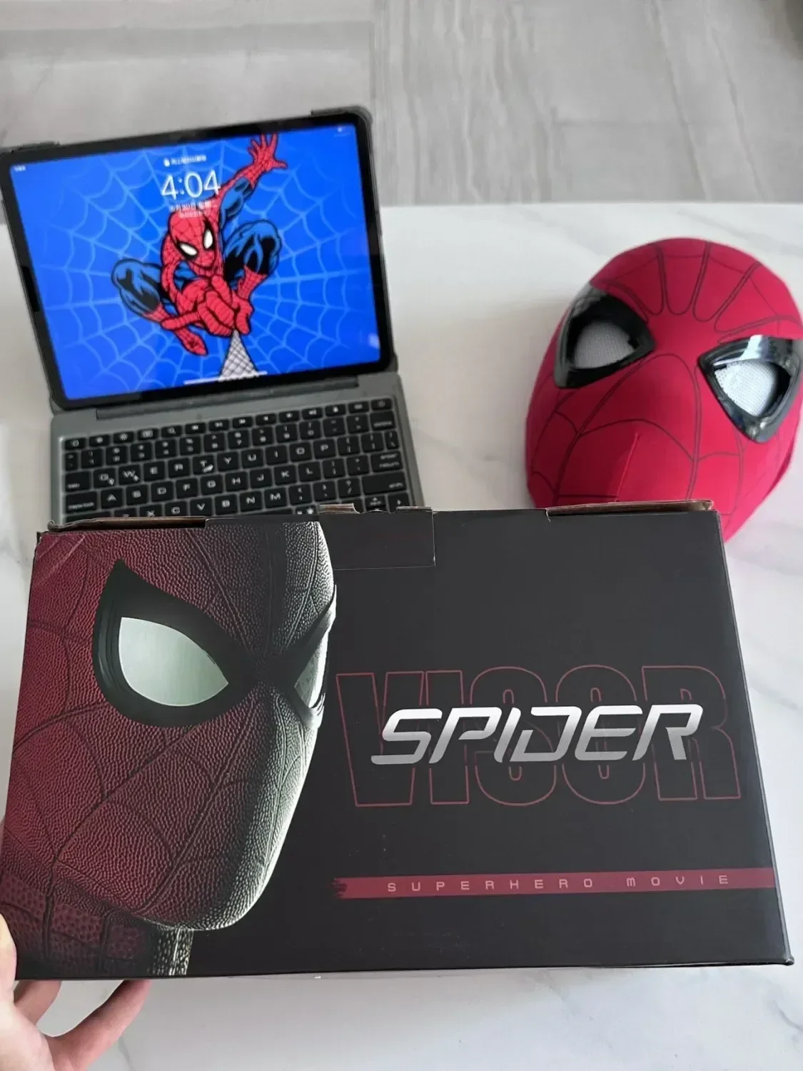 Marvel-Spiderman-Headgear-Mask-Cosplay-Moving-Eyes-Electronic-Mask ...