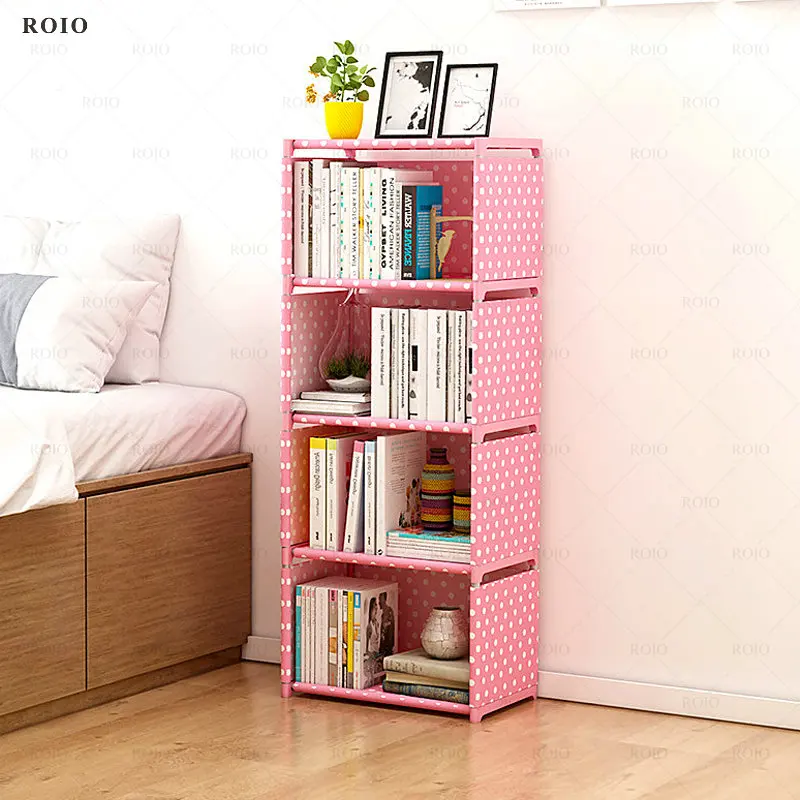 Simple-Bookcase-DIY-Storage-Locker-Easy-Assemble-Book-Shelf-Living-Room ...