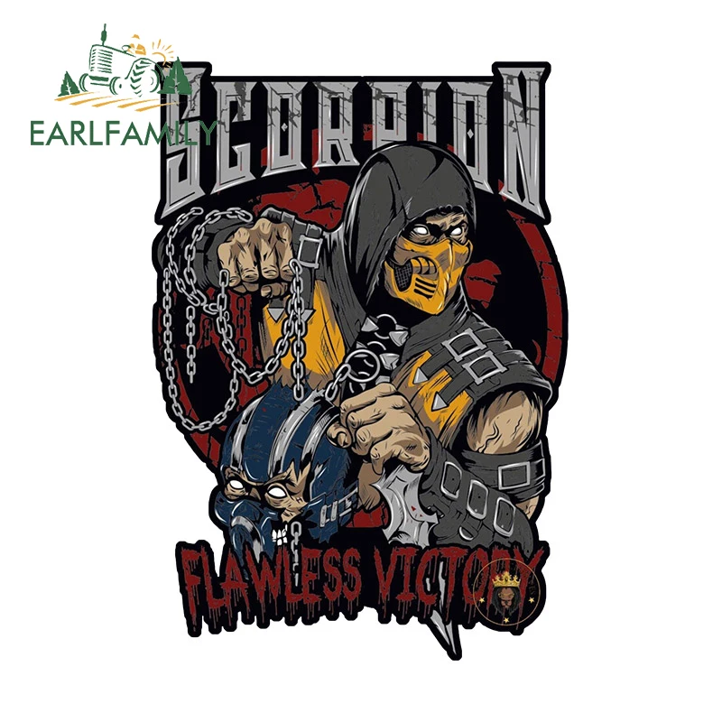 EARLFAMILY Mortal Kombat Kitana Mileena Sindel автомобильные наклейки ...