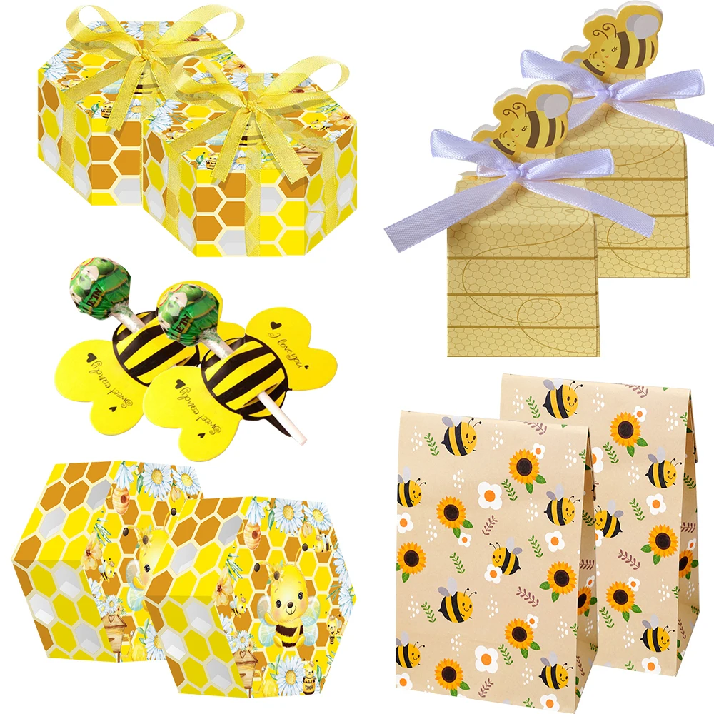 1set-Bee-Candy-Package-Boxes-Bee-Lollipop-Cards-for-Kids-Gift-Baby ...