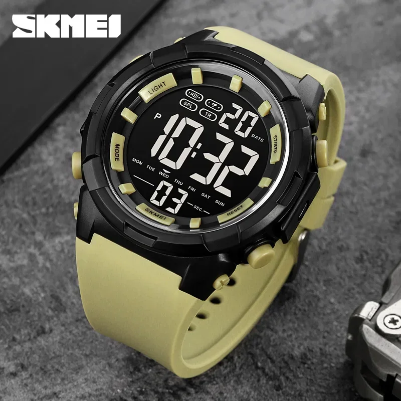 SKMEI-1845-Military-Digital-Waterproof-Watch-for-Men-LED-Display-Electronic-Sport-Mens ...
