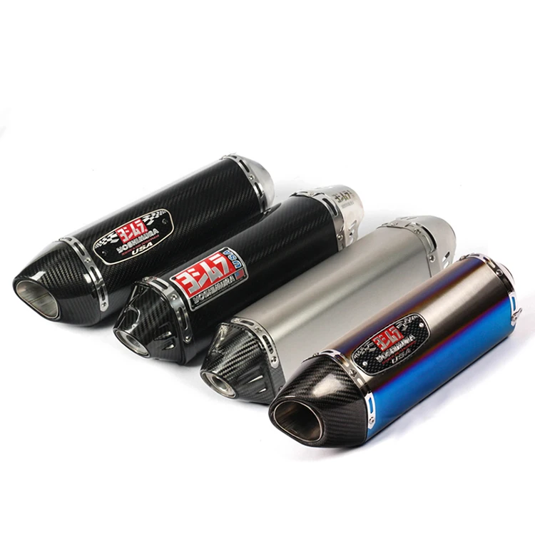 Yoshimura-Universal-Motocicleta-Escape-Silenciador-Tubo-Escape-Fibra-De ...