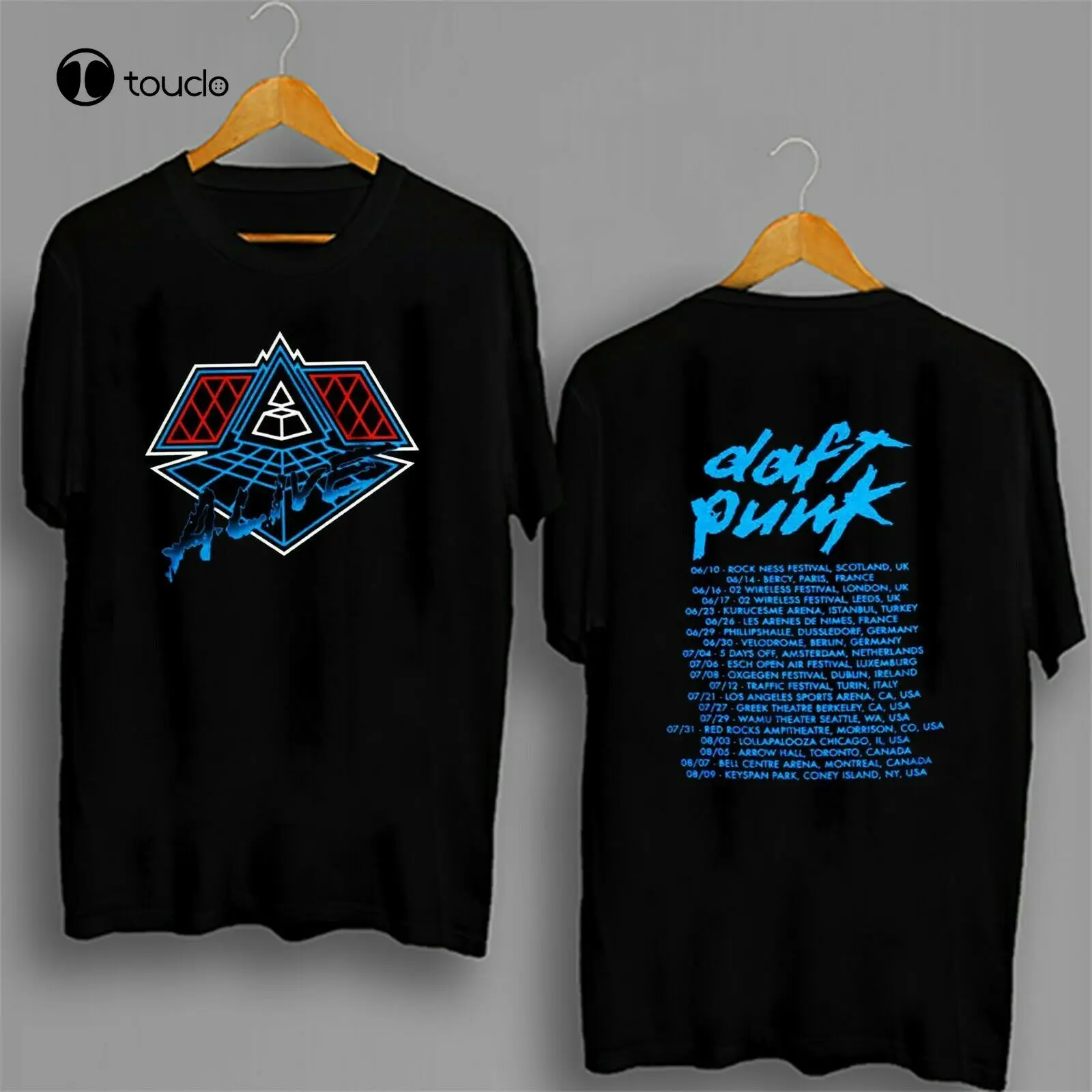 New Daft Punk Alive 1997 Tour Shirt Unisex Custom Aldult Teen Unisex ...