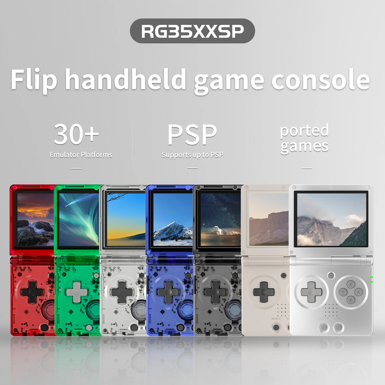 ANBERNIC-RG35XXSP-Flip-Handheld-Game-Console-3-5-IPS-Screen-Linux-64bit ...