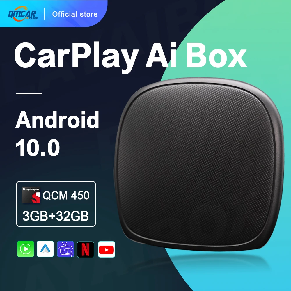 Carplay Box Mini Ai Box Wireless Android Auto Netflix Ux999pro 4g+64g ...