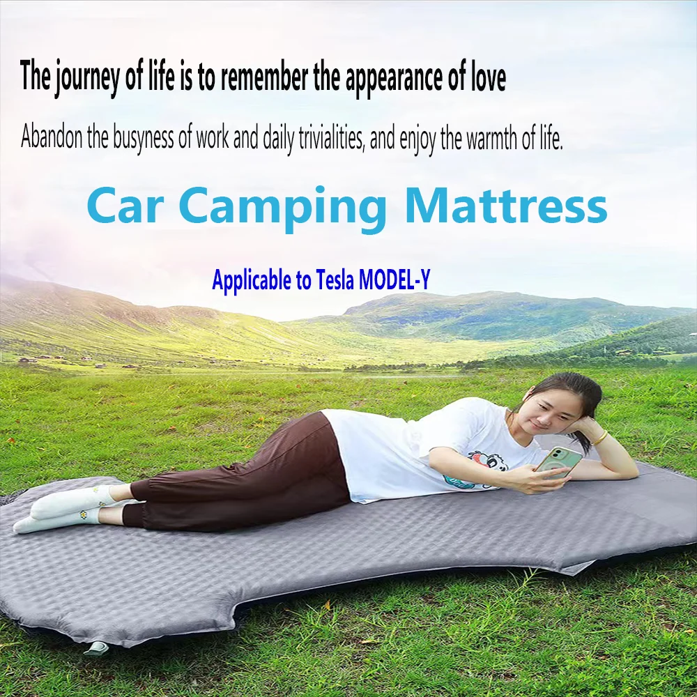 For-Tesla-Model-Y-Model-3-Memory-foam-Mattress-Camping-Mattress-Travel ...