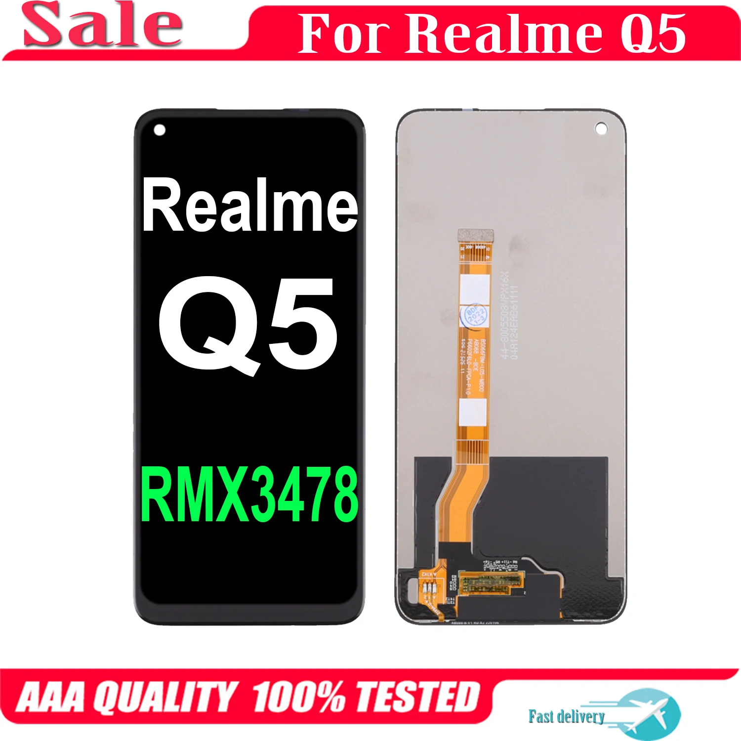 6-6-Original-For-OPPO-Realme-Q5-RMX3478-LCD-Display-Touch-Screen-Replacement-Digitizer-Assembly ...